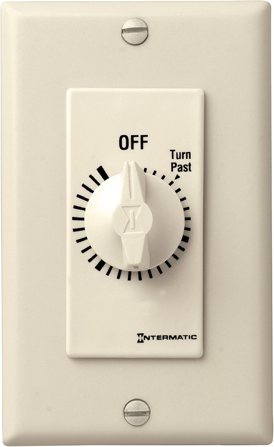 Intermatic FD430M 30-Minute Spring-Loaded Wall Timer for Fans and ...