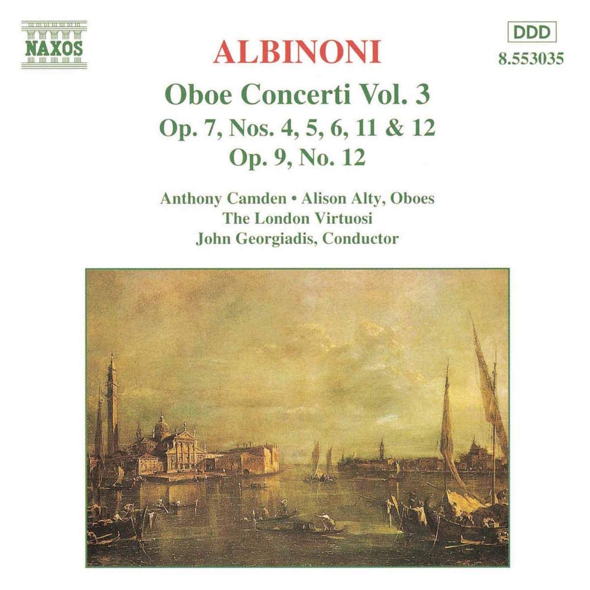Amazon.com: Albinoni: Oboe Concerti, Vol. 3: CDs & Vinyl