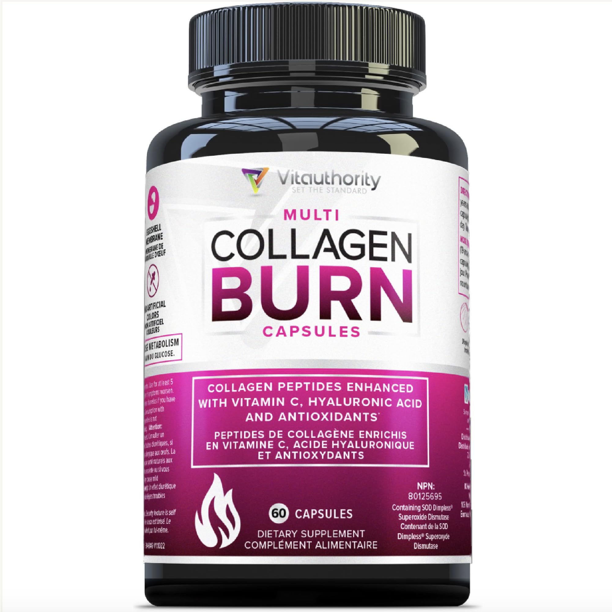 Multi Collagen Burn: Multi-Type Hydrolyzed Protein Peptides with ...