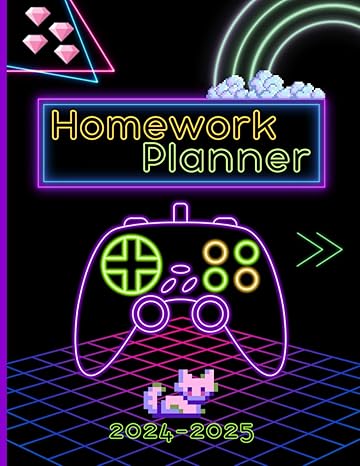 Homework Planner 2024-2025: Level Up Your Studies with a Gaming Twist ...