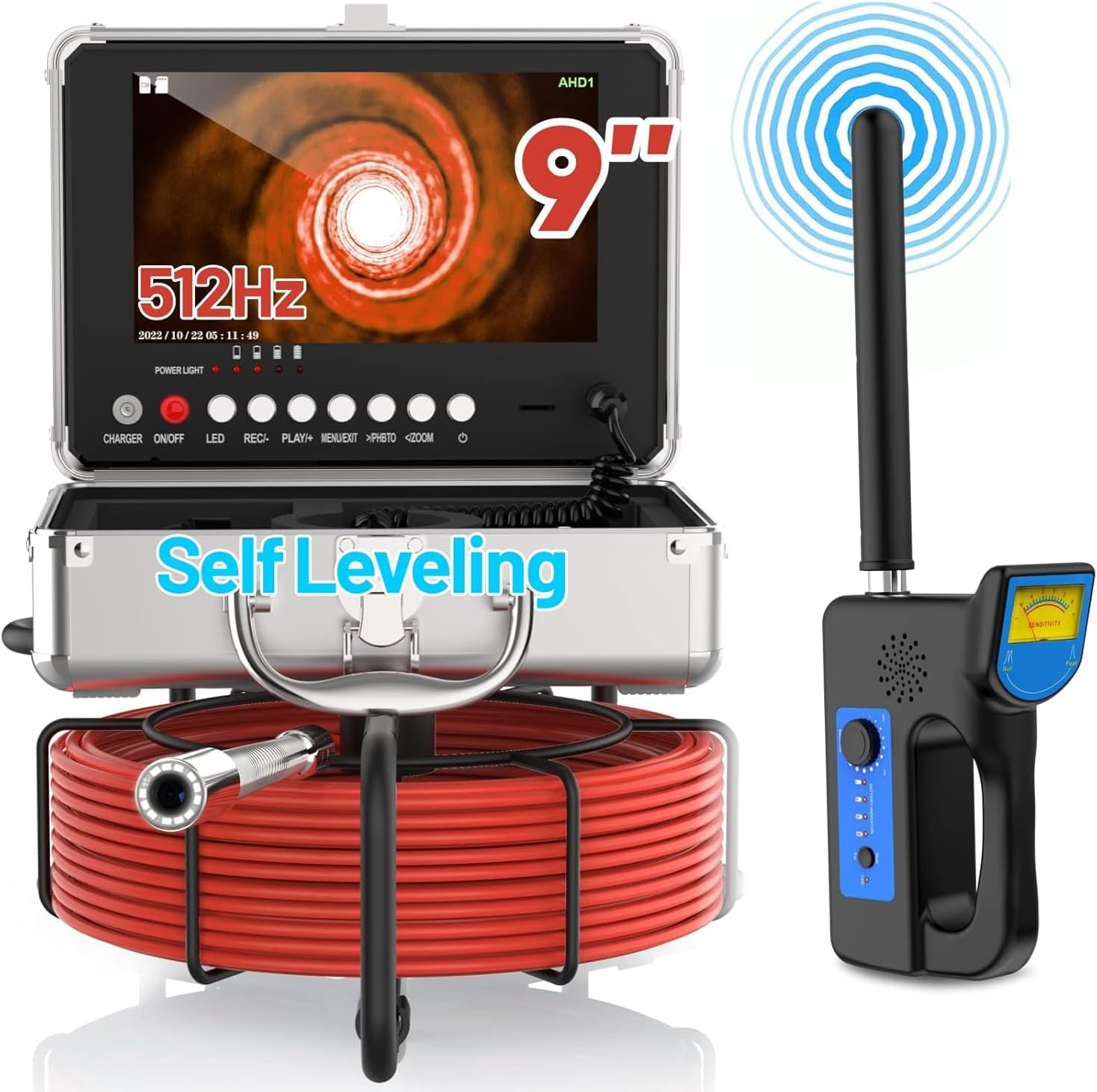 Amazon.com: Sewer Camera with Locator, Anysun Self Leveling Sewer ...