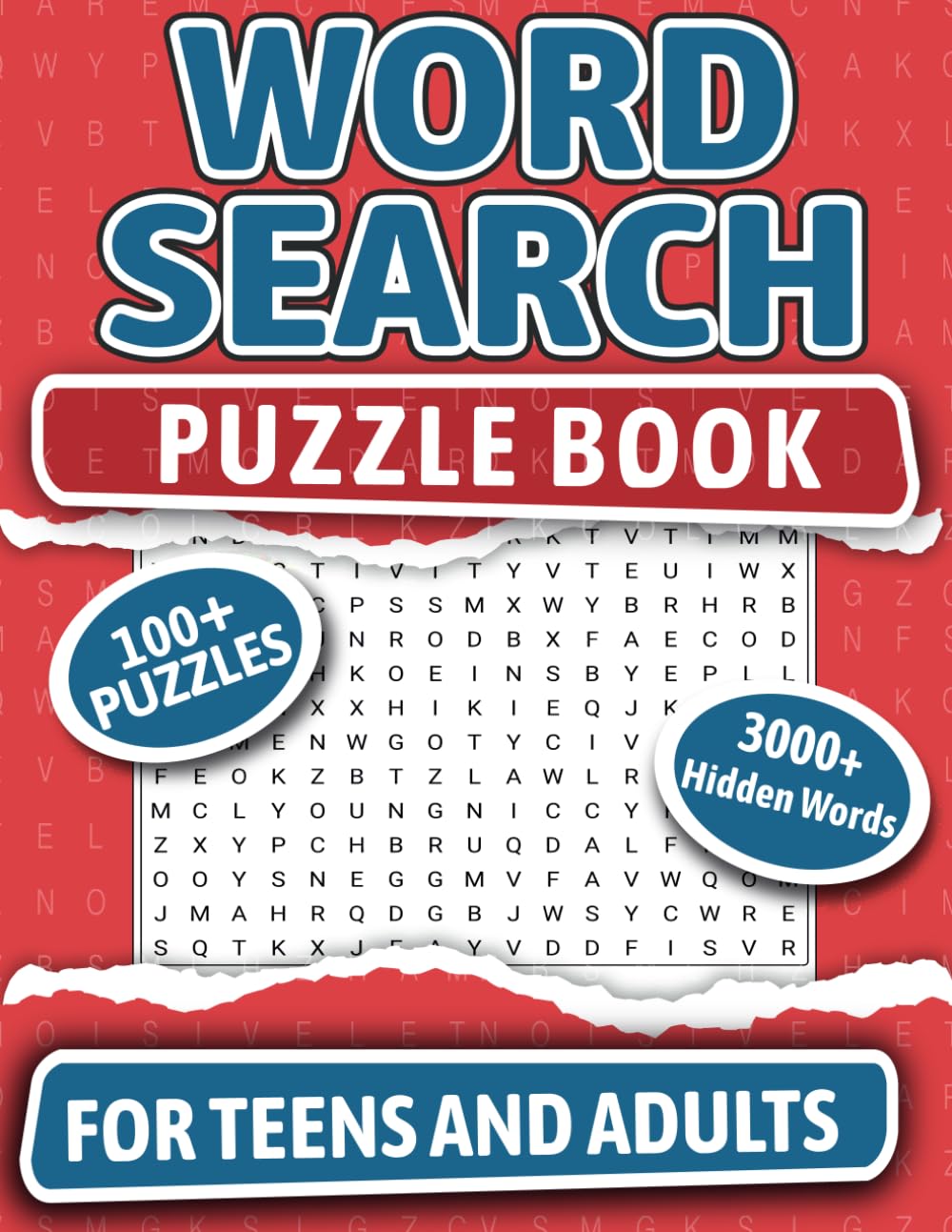 Word Search Puzzle Book for Teens & Adults: A various themes word ...
