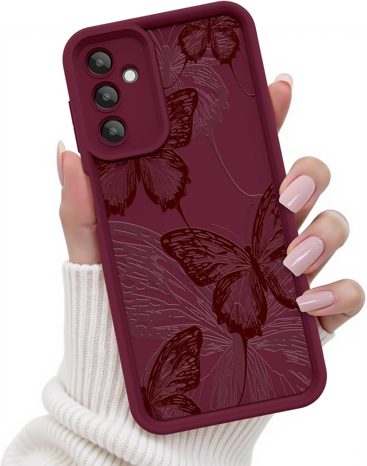 Amazon.com: FUXICASE for Samsung Galaxy A15 5G Case, Creative Butterfly ...