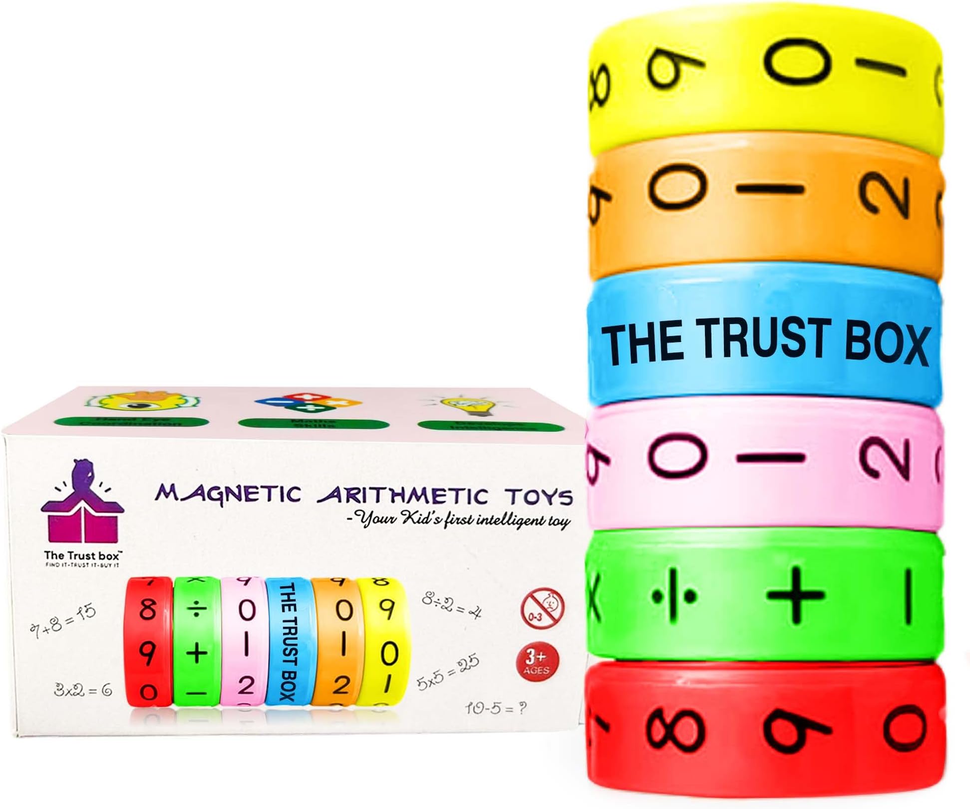StepsToDo Pack 100 Maths Cubes in 5 Colours. Math Teaching Aid. 2CM ...