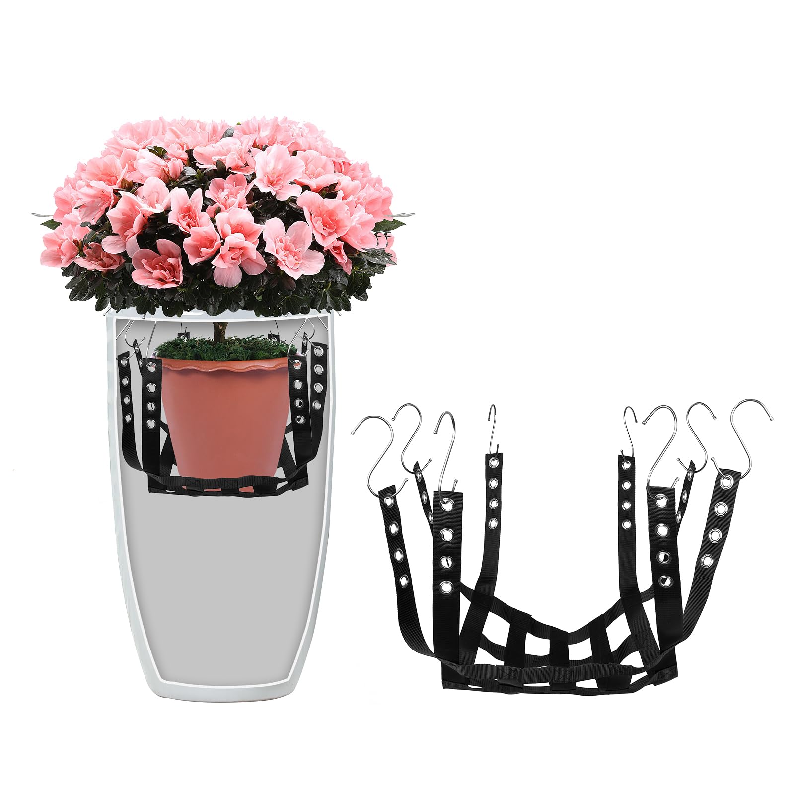 Amazon.com : Adjustable Height Planter Inserts for Large Planter Pots ...