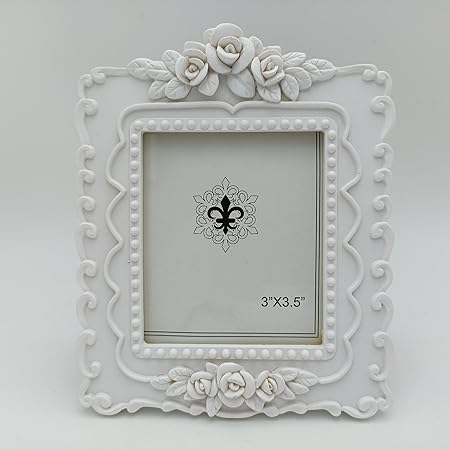 Amazon.com - FRAMEWOLD Resin Picture Frame 3x3.5 and Wood Frame ...