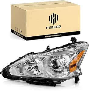 FEBERG - Faros delanteros antiamarilleantes para Nissan Altima 2013 ...