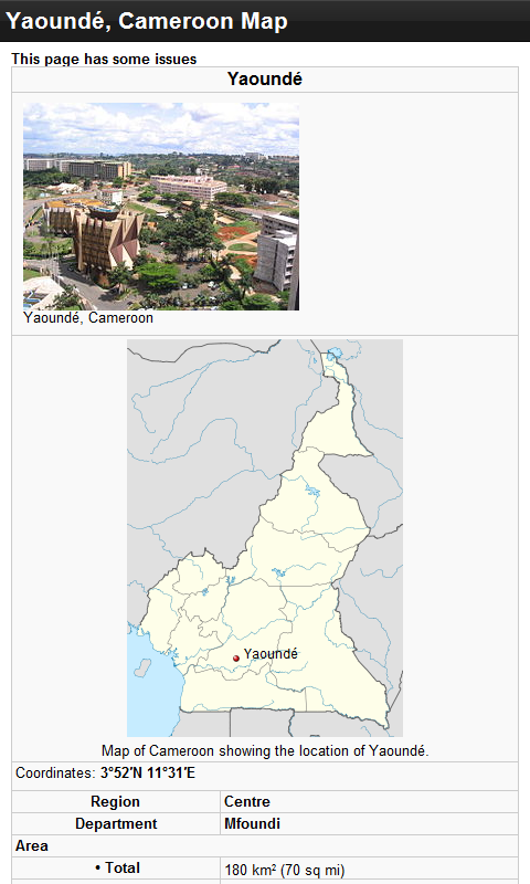 Yaoundé, Cameroun Offline Map: PLACE STARS:Amazon.fr:Appstore for Android