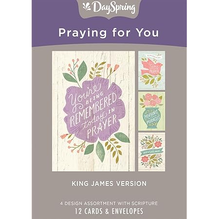 Amazon.com : DaySpring - Praying for You King James Version - 4 Design ...