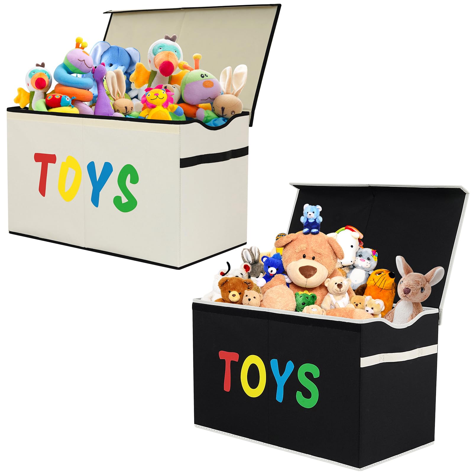 Amazon.com: VICTOR'S Toy Box BLACK+BEIGE2 : Home & Kitchen