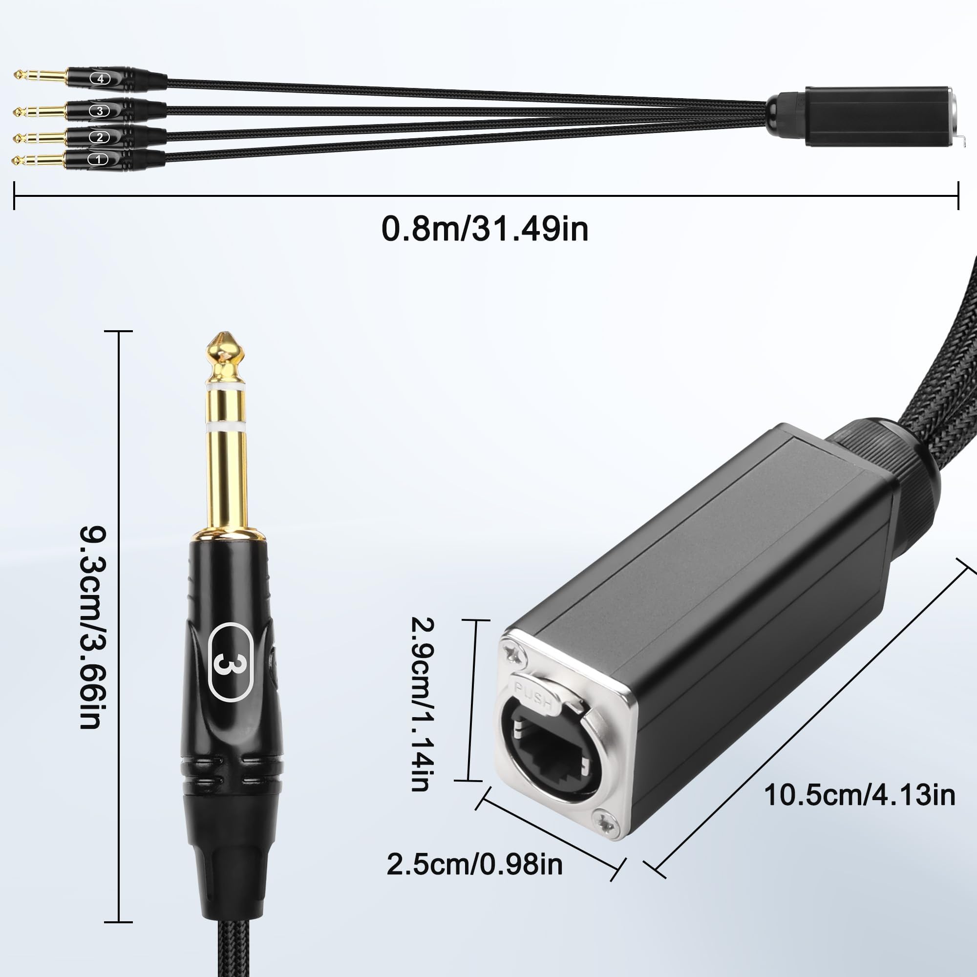 Snake Digital Multi Network Snake Receiver Over Ethercon Cable, 4 ...