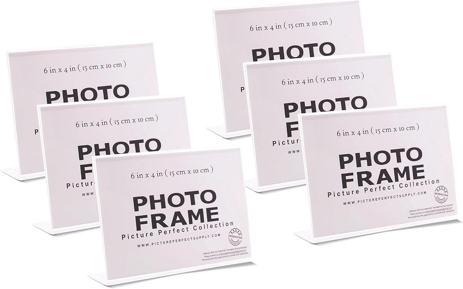 Amazon.com: Photo Booth Frames - 6x4 Inch Clear Acrylic Display ...