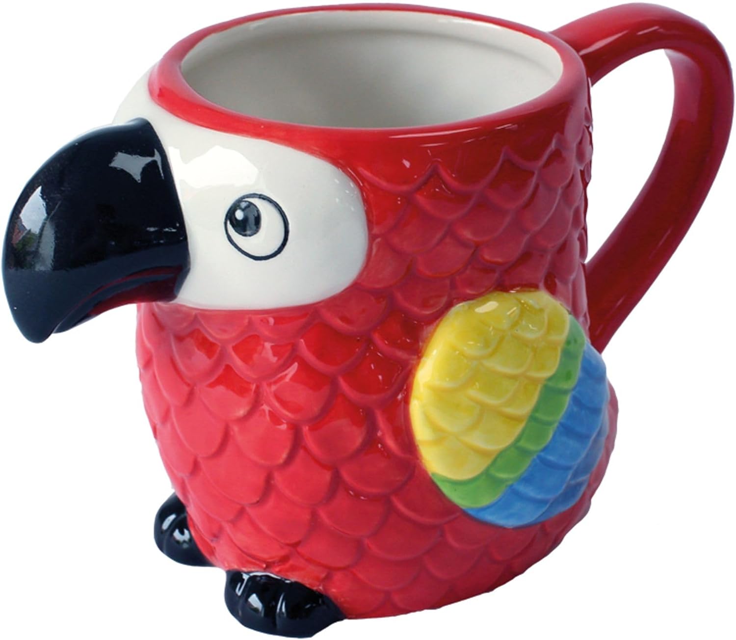 Crockery Critters Parrot Mug from Deluxebase – Hand-Painted Animal ...