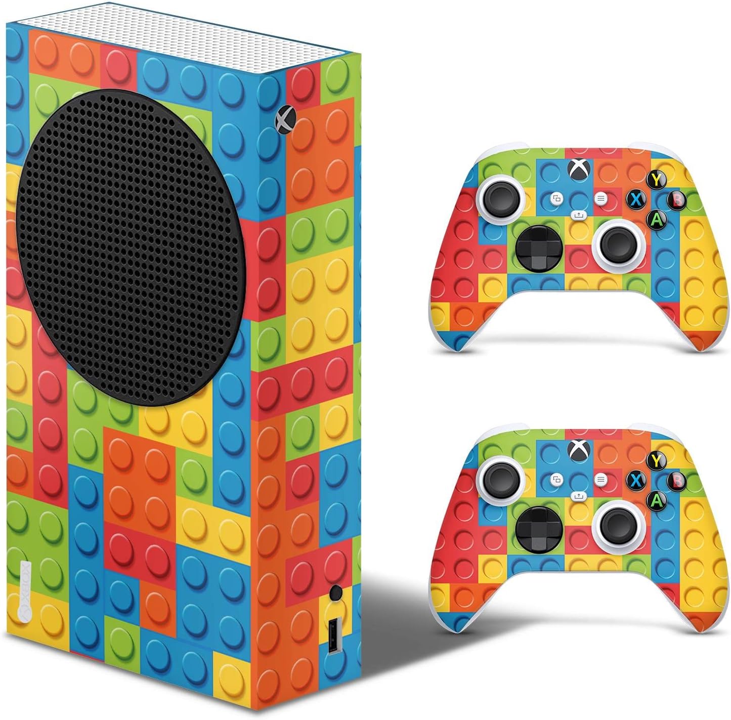 Amazon.com: GNG Building Block Skins Compatible with Xbox Series S ...