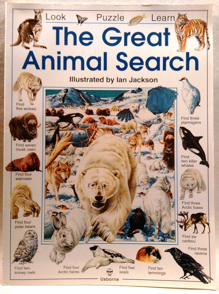 Amazon.com: The Great Animal Search (Look Puzzle Learn): 9780746017395 ...