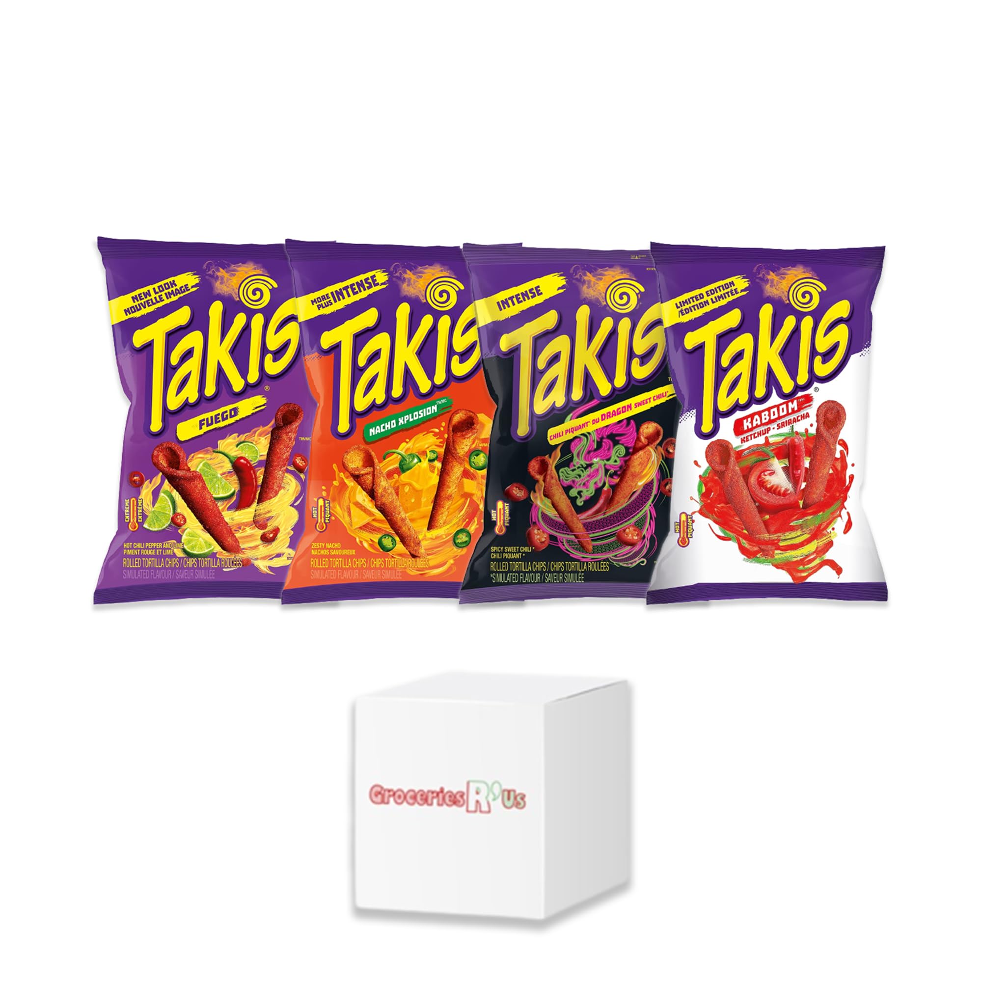 Buy American Snacks - TAKIS Rare Flavour Variety Pack - Fuego, Nacho ...