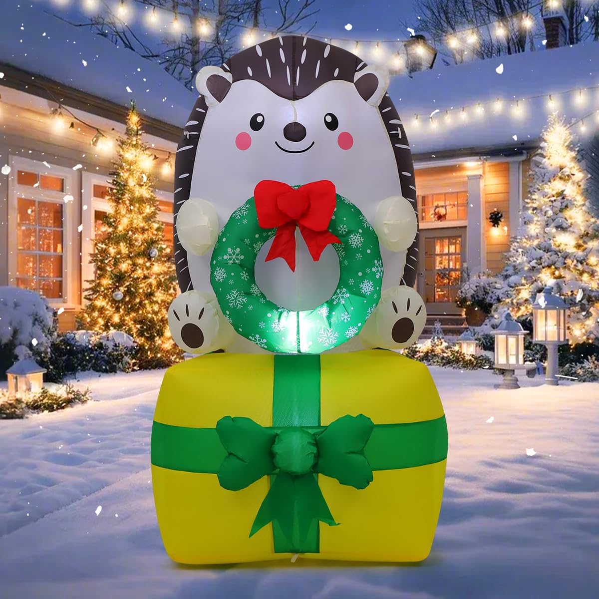 Amazon.com: COMIN 5 FT Christmas Inflatables Outdoor Decorations ...