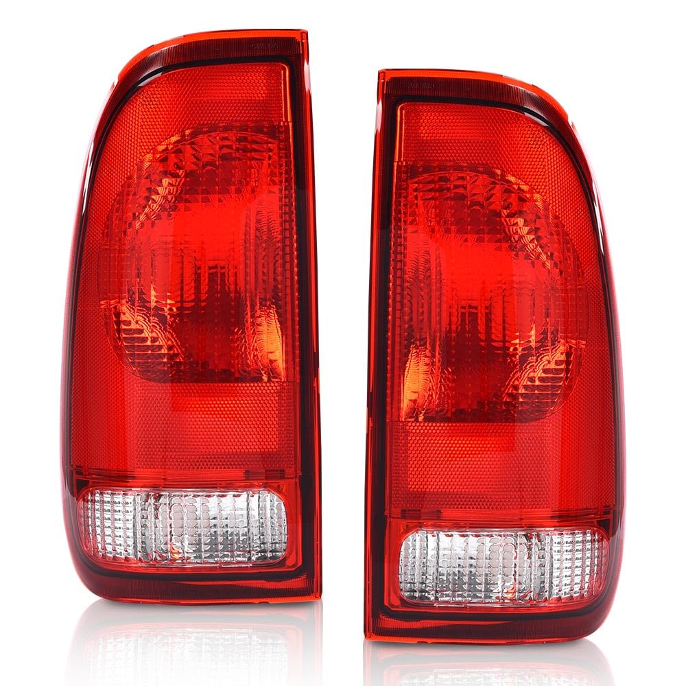 Amazon.com: PIT66 Tail Lights Set Compatible with Ford F150 Stepside ...