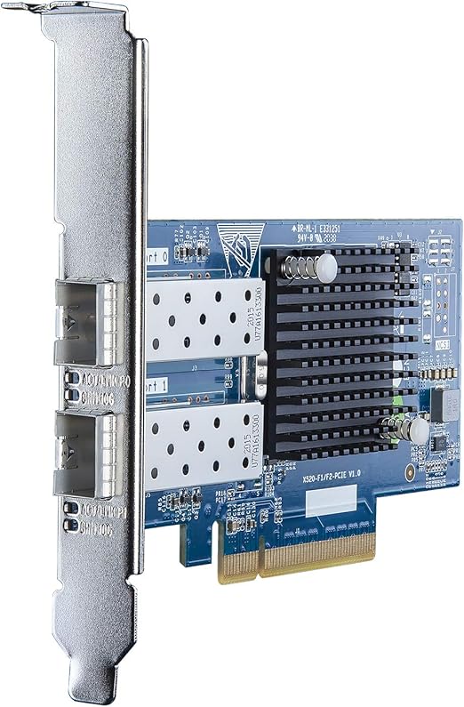 Amazon.com: 10Gb SFP+ PCI-E Network Card NIC, Compare to Intel X520-DA2 ...