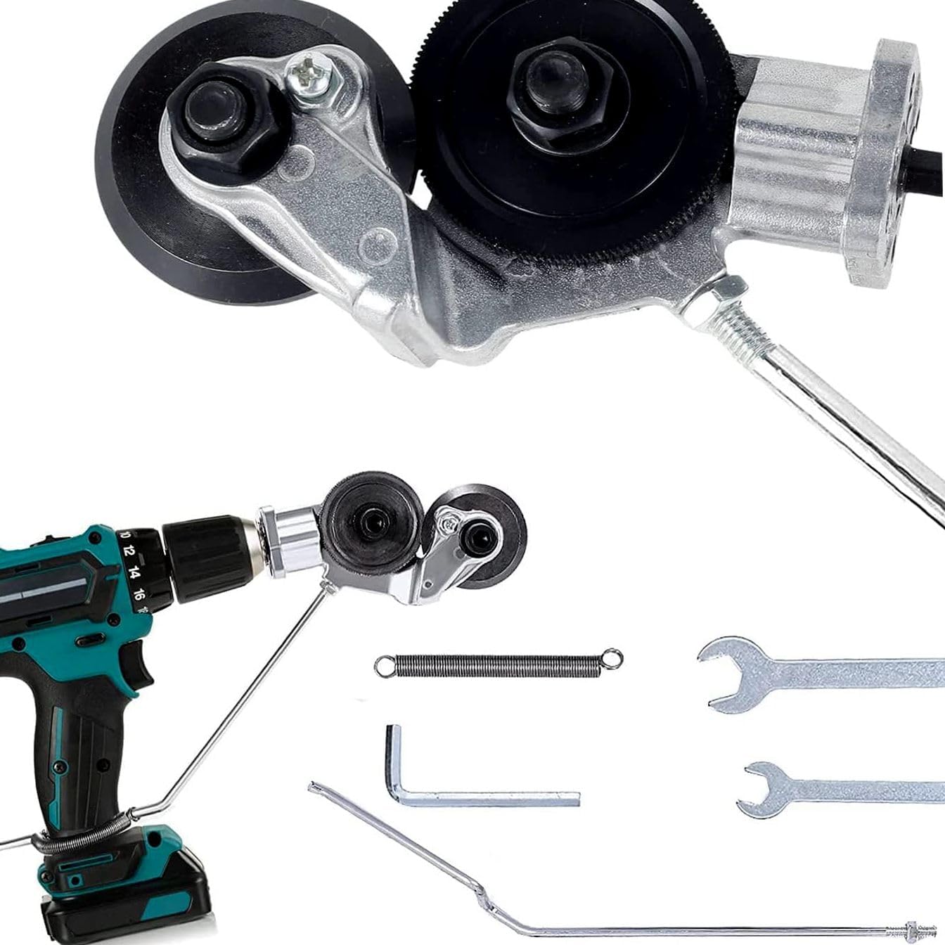 LEADO 2023 New Electric Drill Plate Cutter, Metal Cutter, Double Headed ...