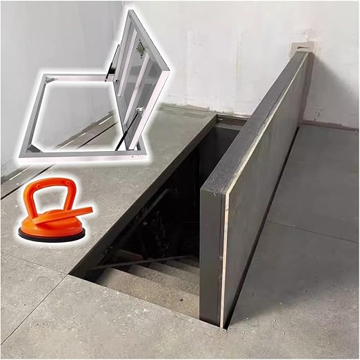 JYHHCYS Discreet Basement Entry Door, Hidden Wine Cellar Doors Internal ...