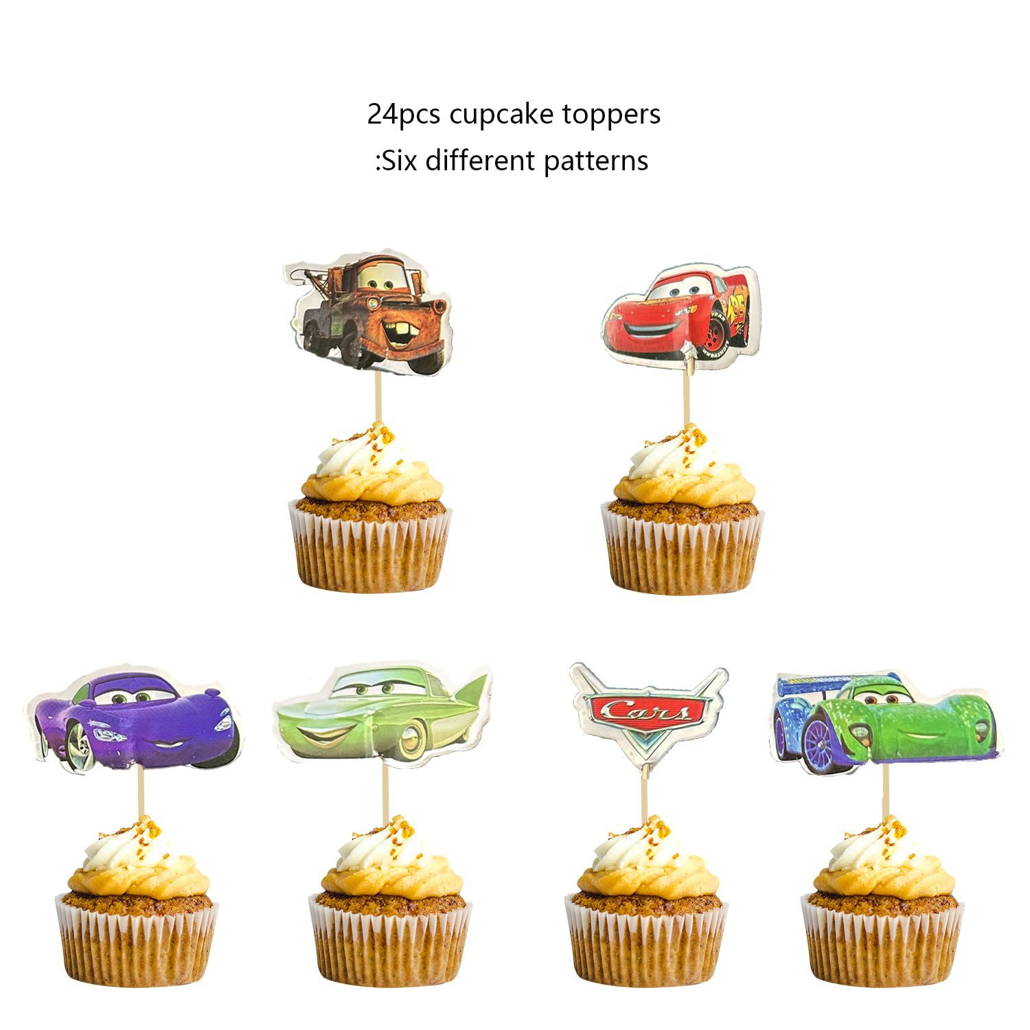 Cars Cupcake Design