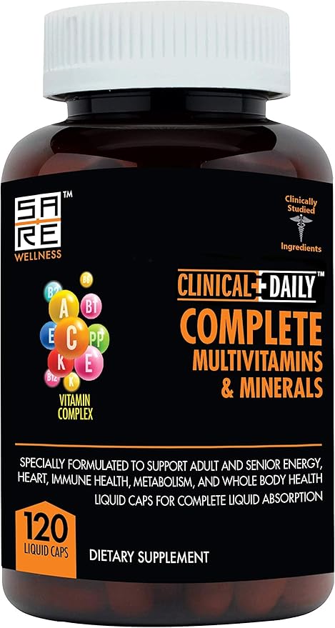 Amazon.com: Clinical Daily Complete Whole Food Multivitamin Supplement ...