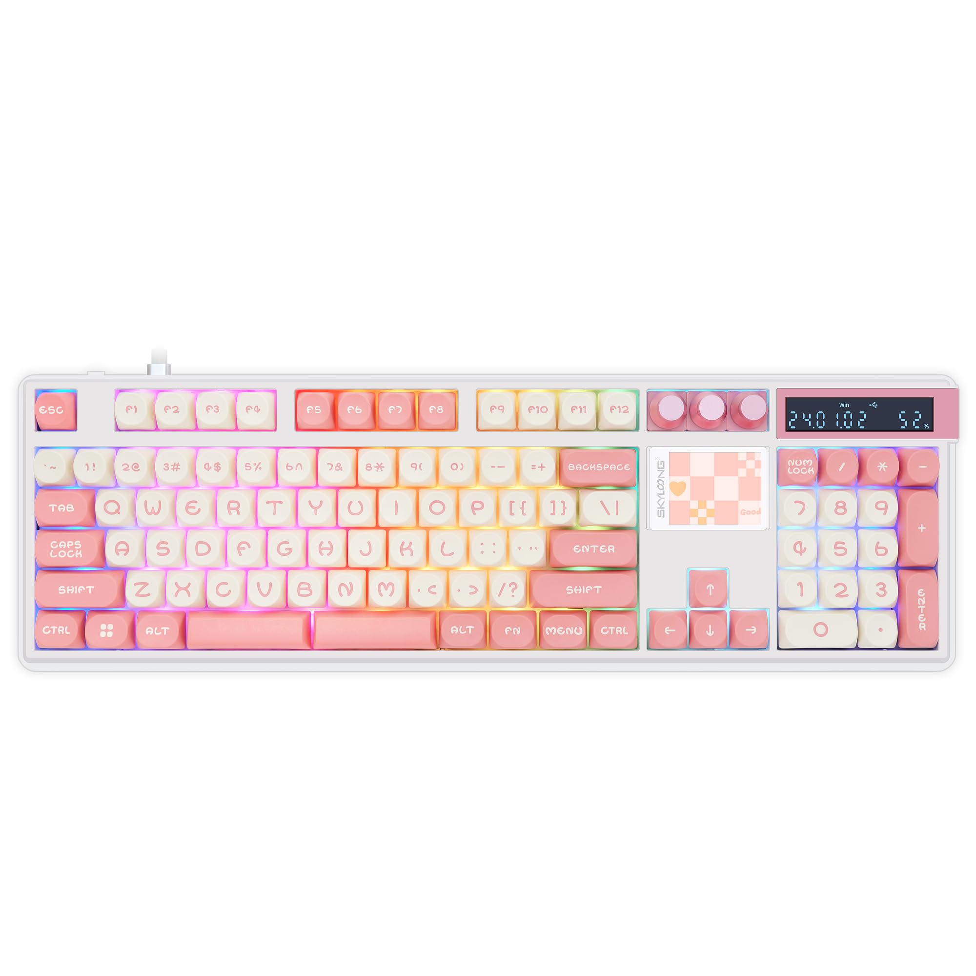 Amazon.com: Glacier Skyloong GK104 Pro Full Size, Wireless/Wired ...