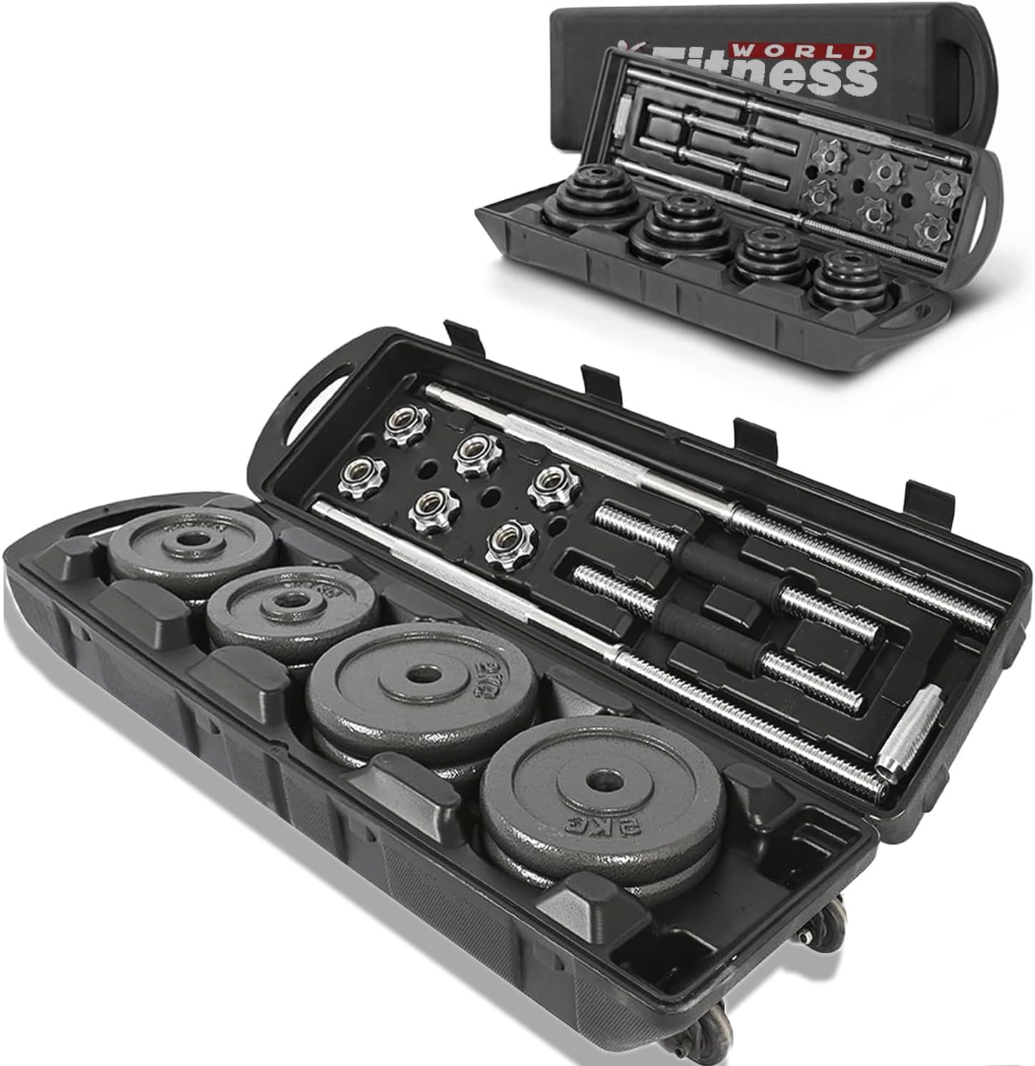 Fitness World Total Weight Training Set 50 kg, hernvy FW120 : Buy ...