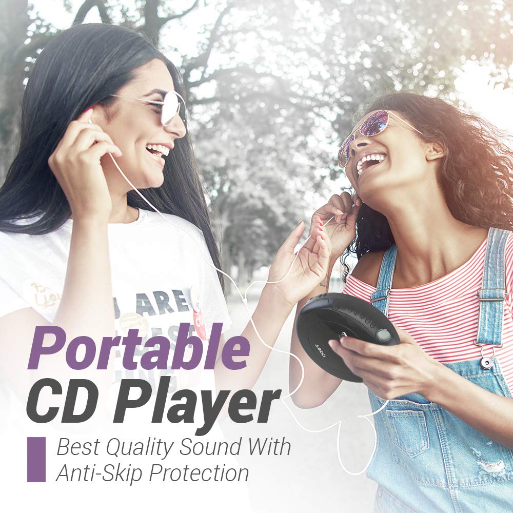 Coby Portable Compact Anti-Skip CD Player – Lightweight & Shockproof ...