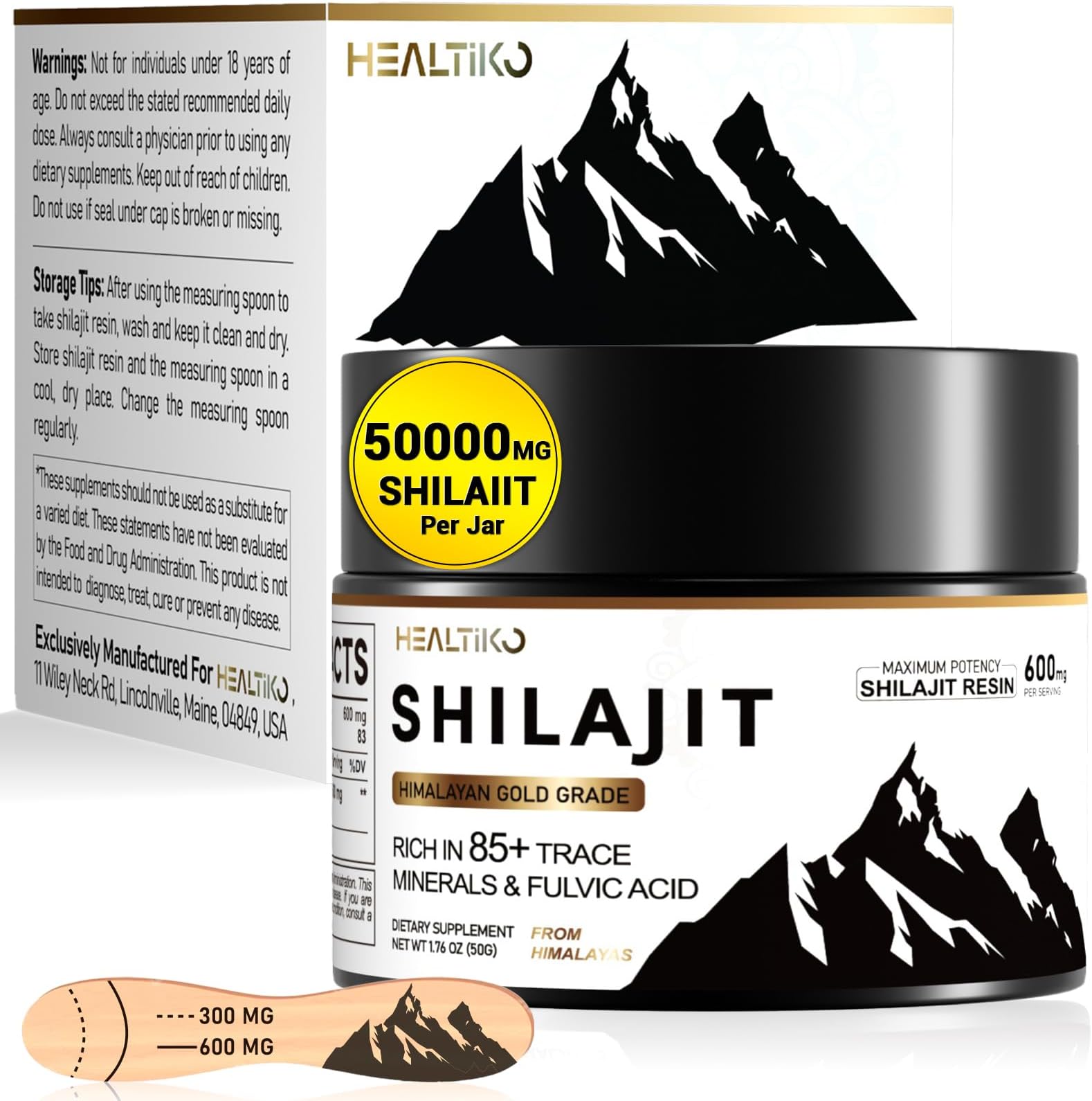 Amazon.com: Shilajit Resin, Himalayan Shilajit Pure Himalayan Organic ...