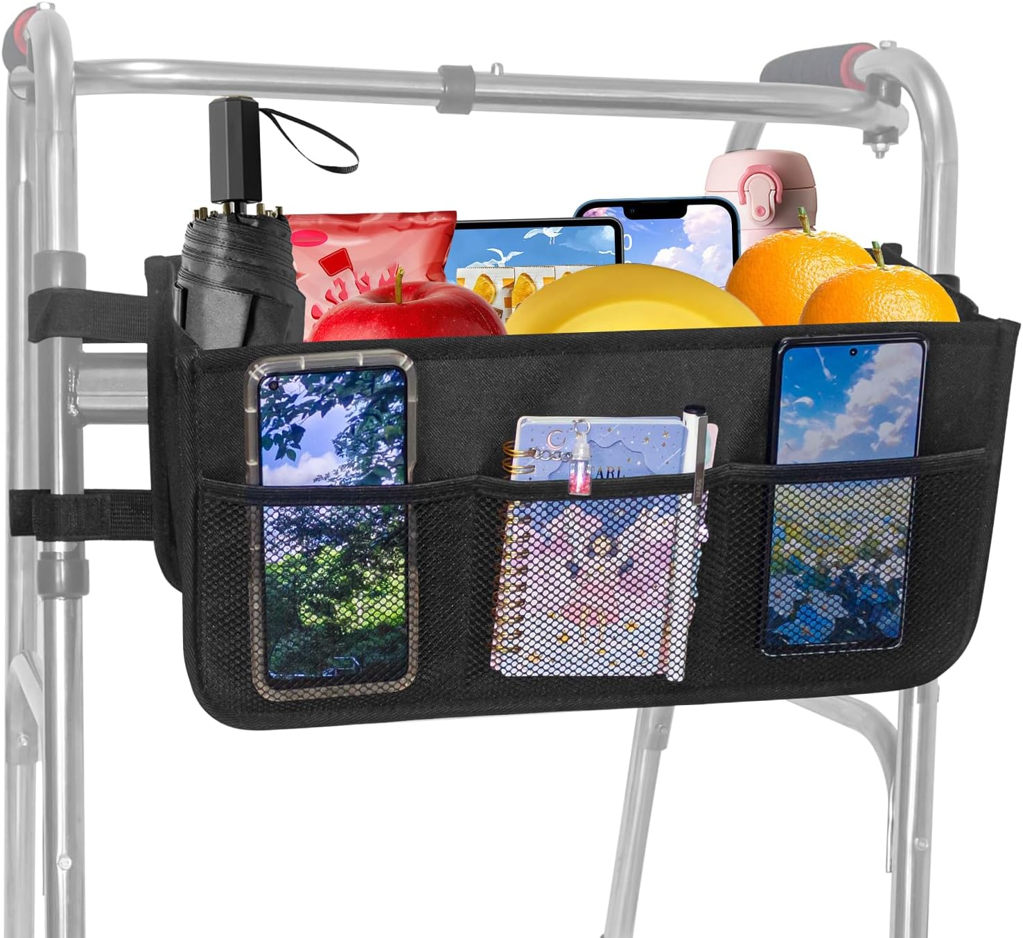 Amazon.com: TONINT Upgrade Walker Basket Walker Bag Water Cup Holder ...