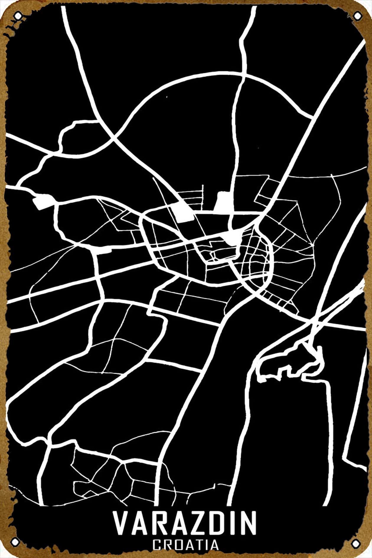 Varazdin Croatia Map