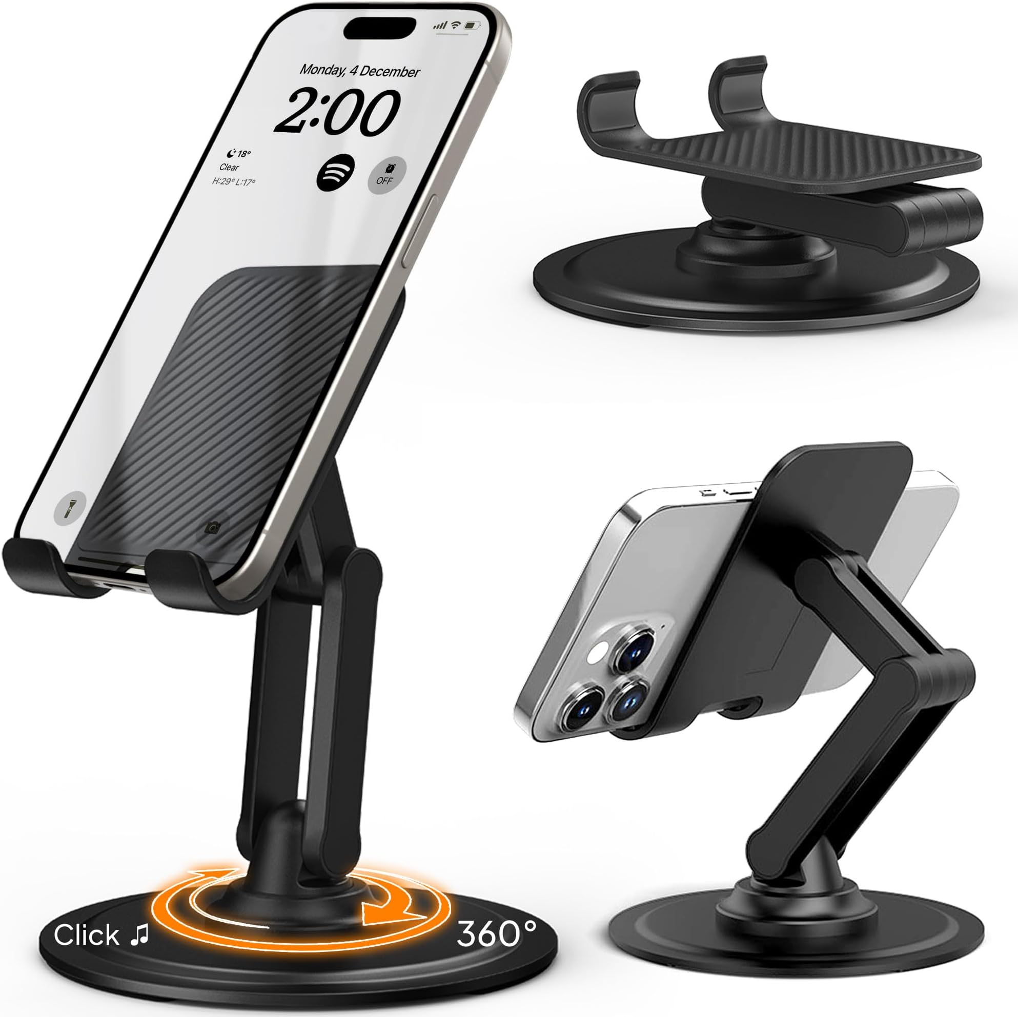 Amazon.co.jp: Cooper Cases ChatStand 高さ調整 スマホスタンド | 携帯スタンド 卓上 撮影 スマホ台 ...