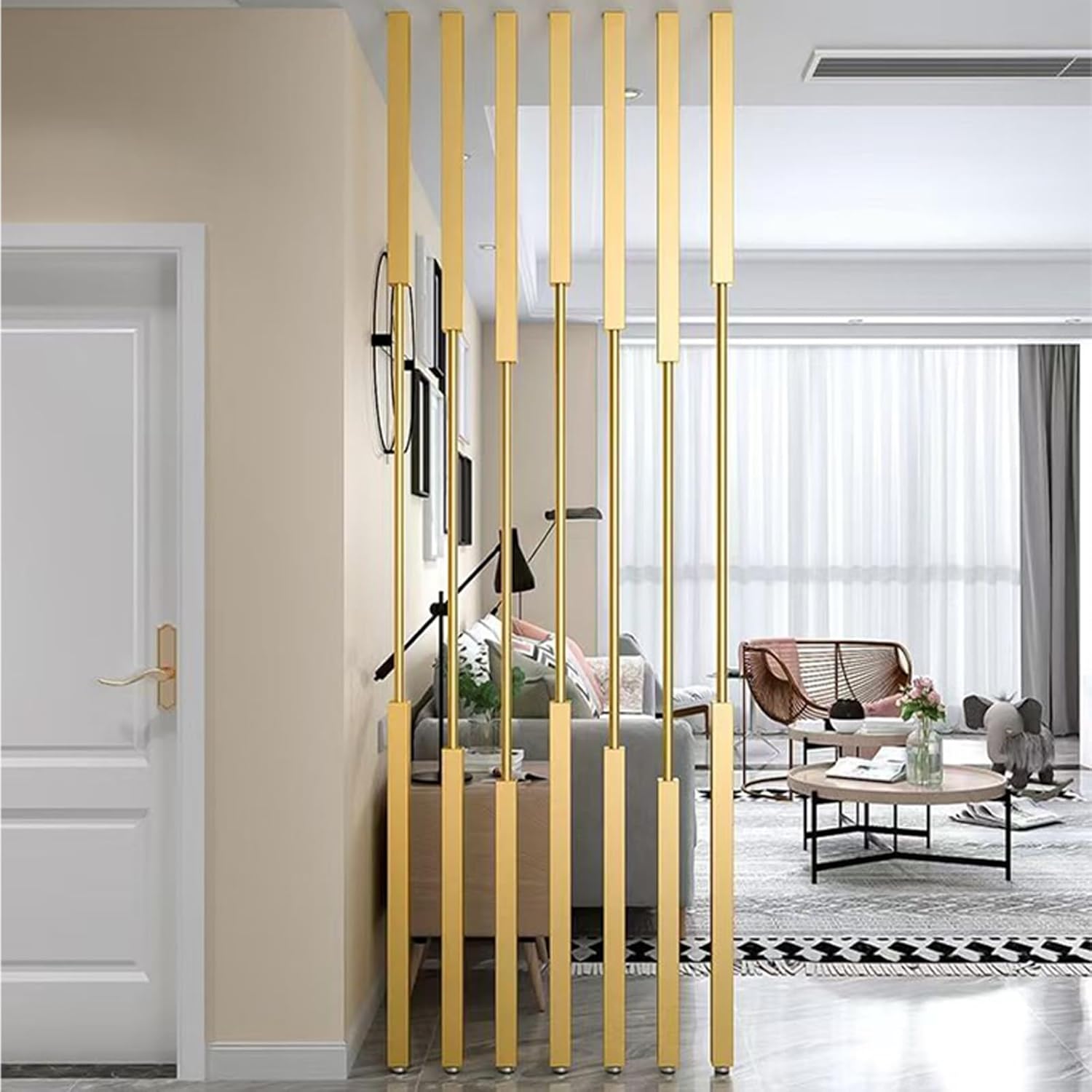 Amazon.com - Wall Separation Room Divider Freestanding - Floor to ...
