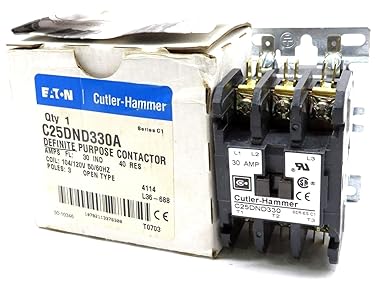 Cutler Hammer C25DND330A Definite Purpose CONTACTOR Series C1: Amazon ...