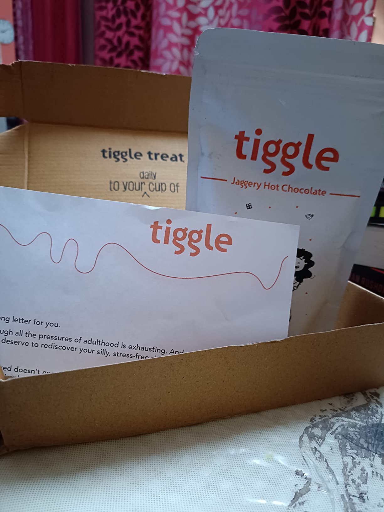 Tiggle Jaggery Dark Hot Chocolate Powder Mix - 10 Cups Pack|Only 66 ...
