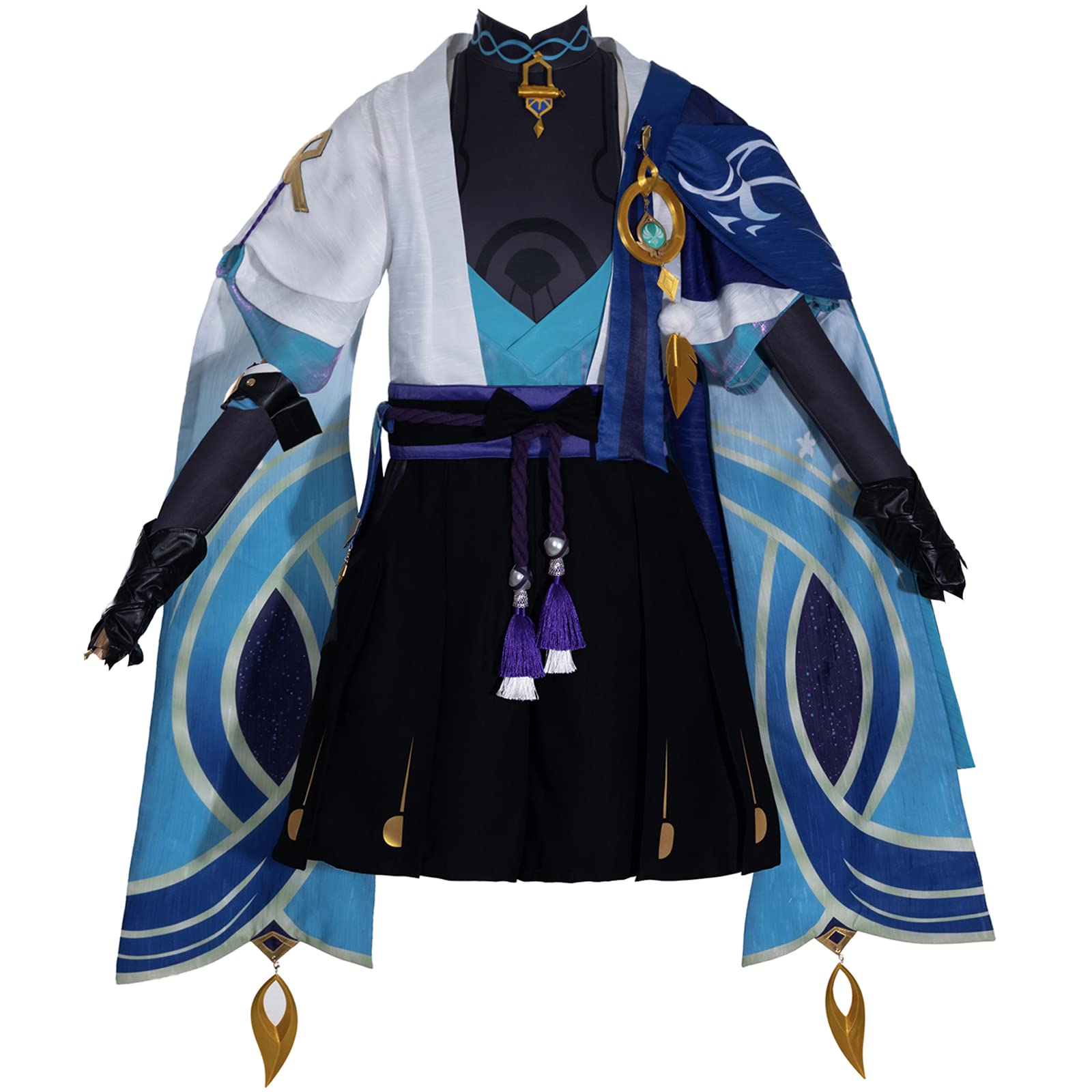 Buy NSPSTT Genshin Wanderer Cosplay Genshin Impact amouche Costume Game ...