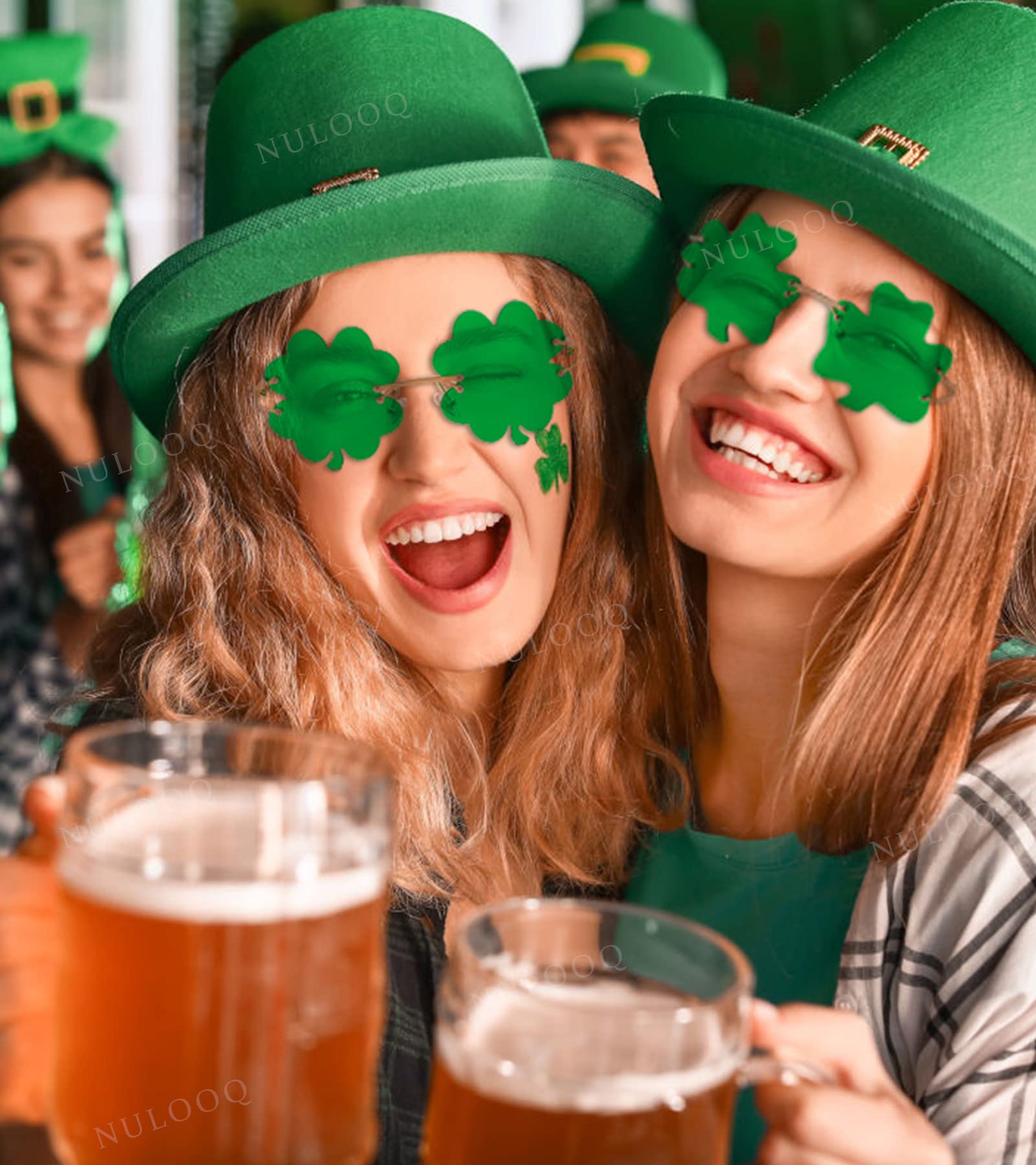 Snapklik.com : NULOOQ St Patricks Day Glasses Irish Shamrock Sunglasses ...