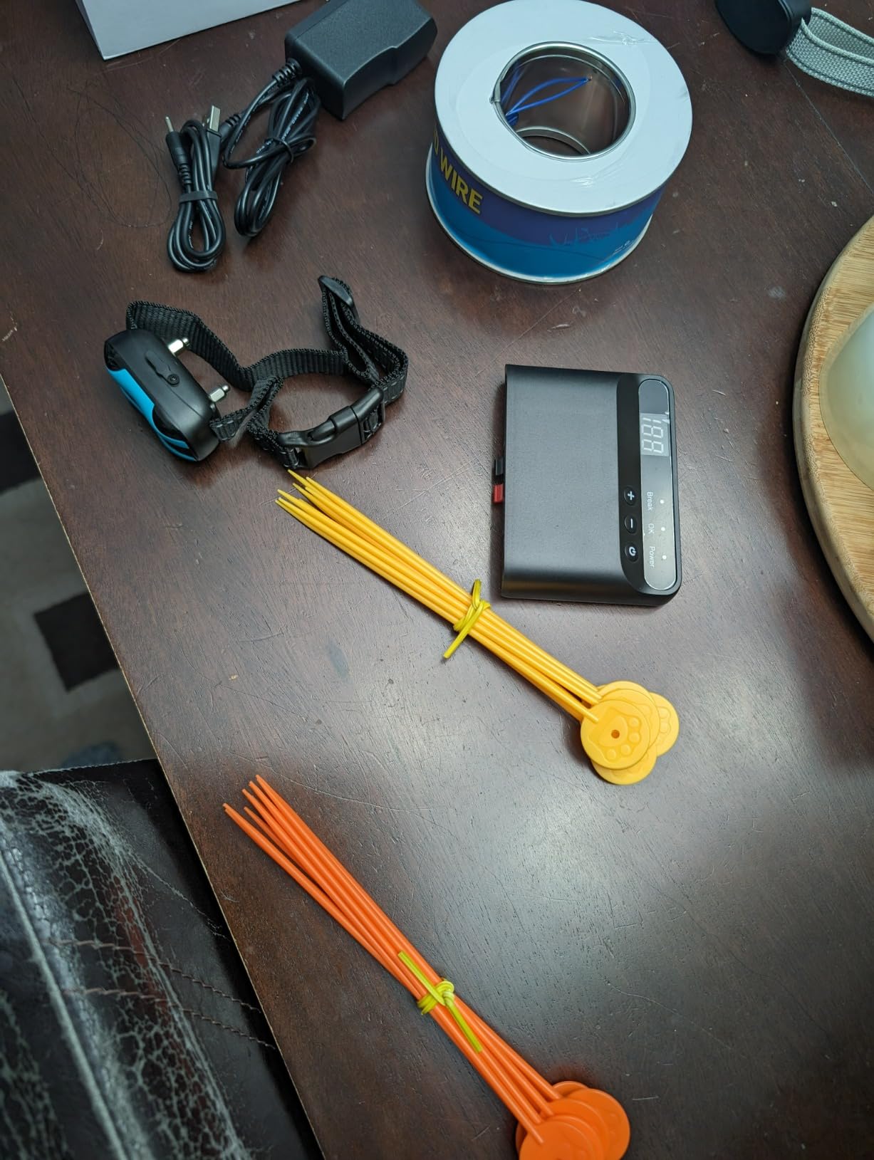 PcEoTllar Electric Fence for Dogs, Rechargeable Underground Dog Fence ...