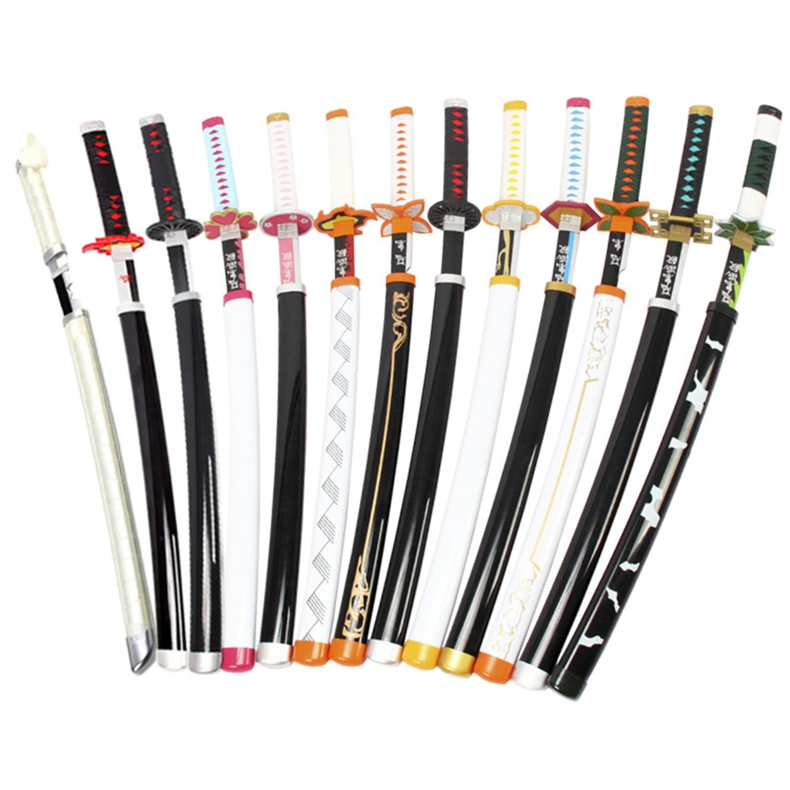 Ixim Demon Slayer Sword 104cm 41in Wooden Anime Samurai Sword ...