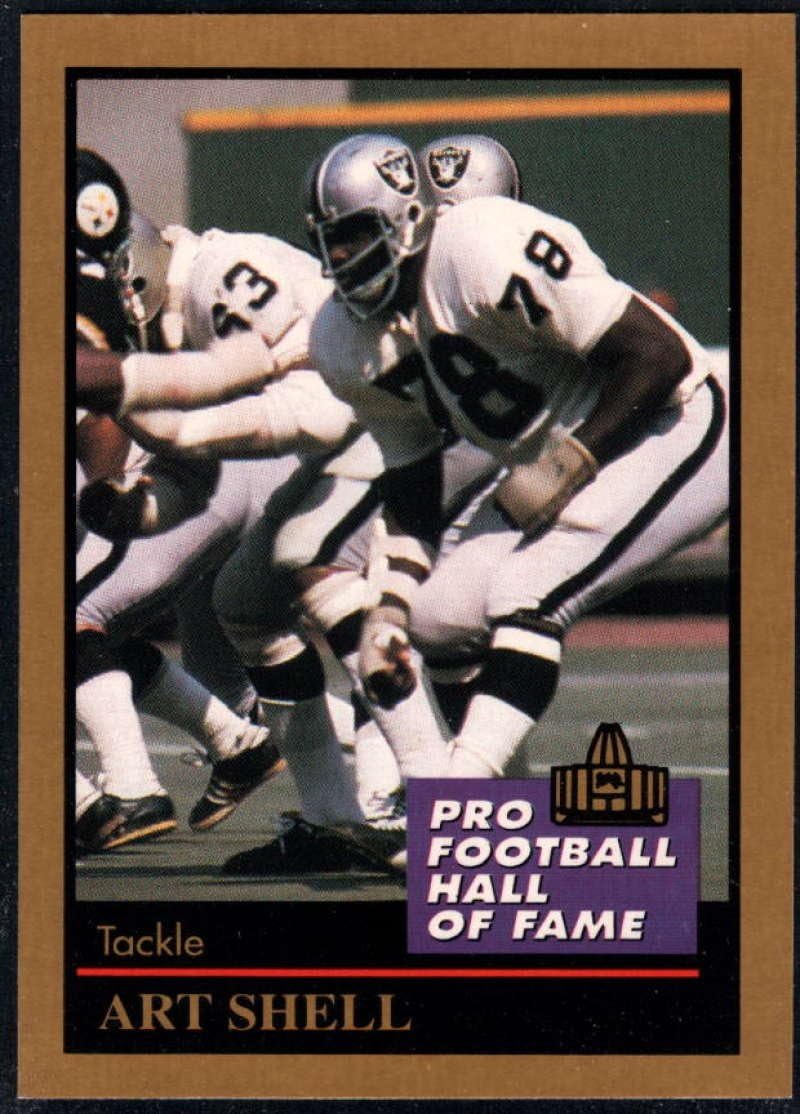 Amazon.com: Football NFL 1991 ENOR Pro Football HOF #128 Art Shell NM ...