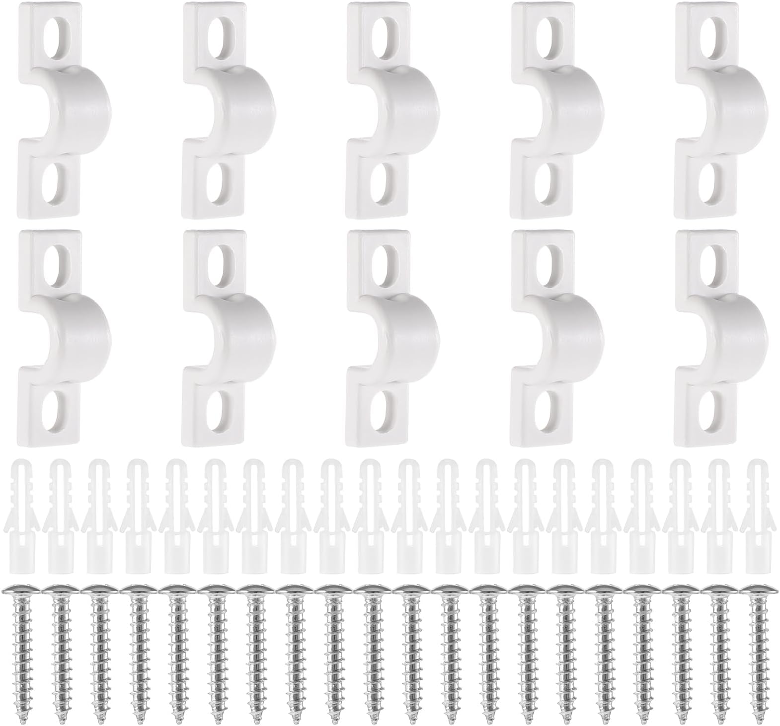 Amazon.com: 12 PCS Wire Shelf Clips, Shelf Clips for Metal Shelving ...