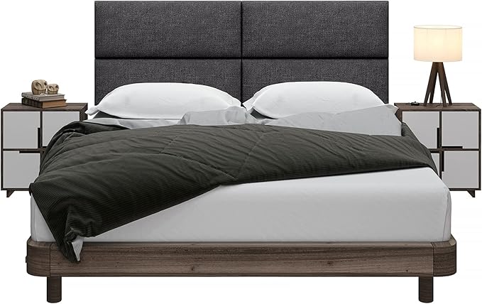 Amazon.com - Jaxx Panelist Modern Padded Headboard – Set of 4 Wall ...