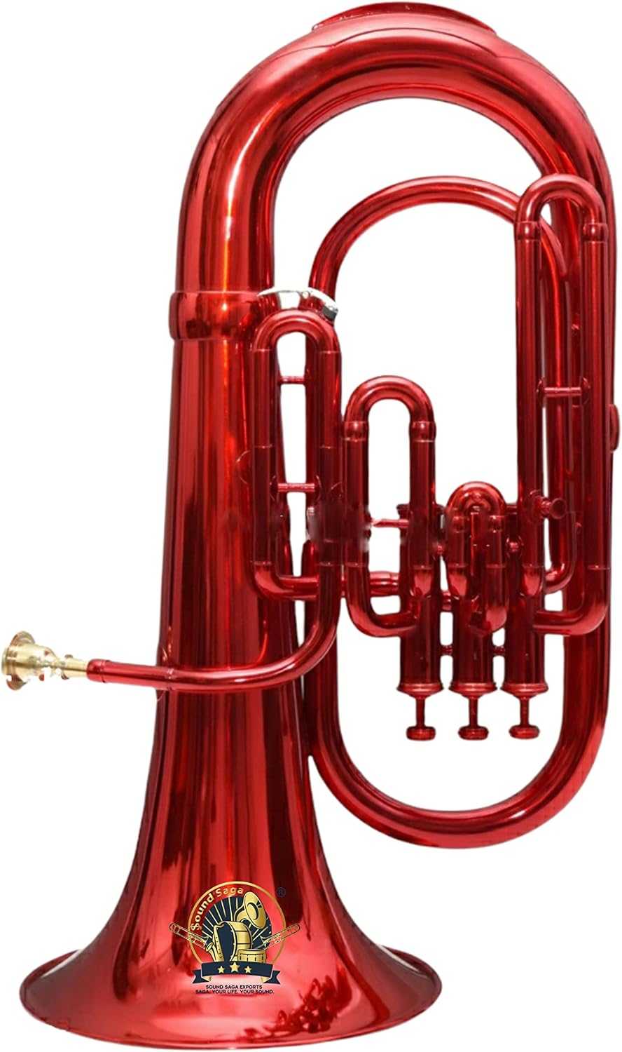 Amazon.com: SOUND SAGA® Euphonium 3 Valve Bb Pitch WITH Carry Case ...