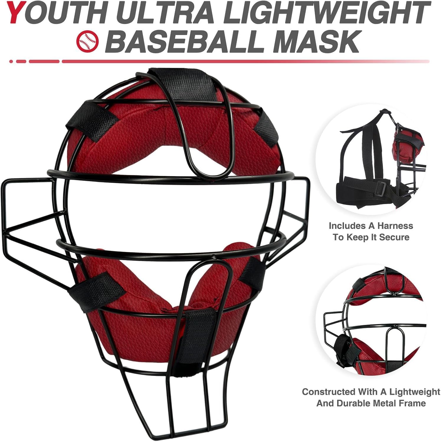 Snapklik.com : HolyElks Baseball & Softball Catcher Face Mask For ...