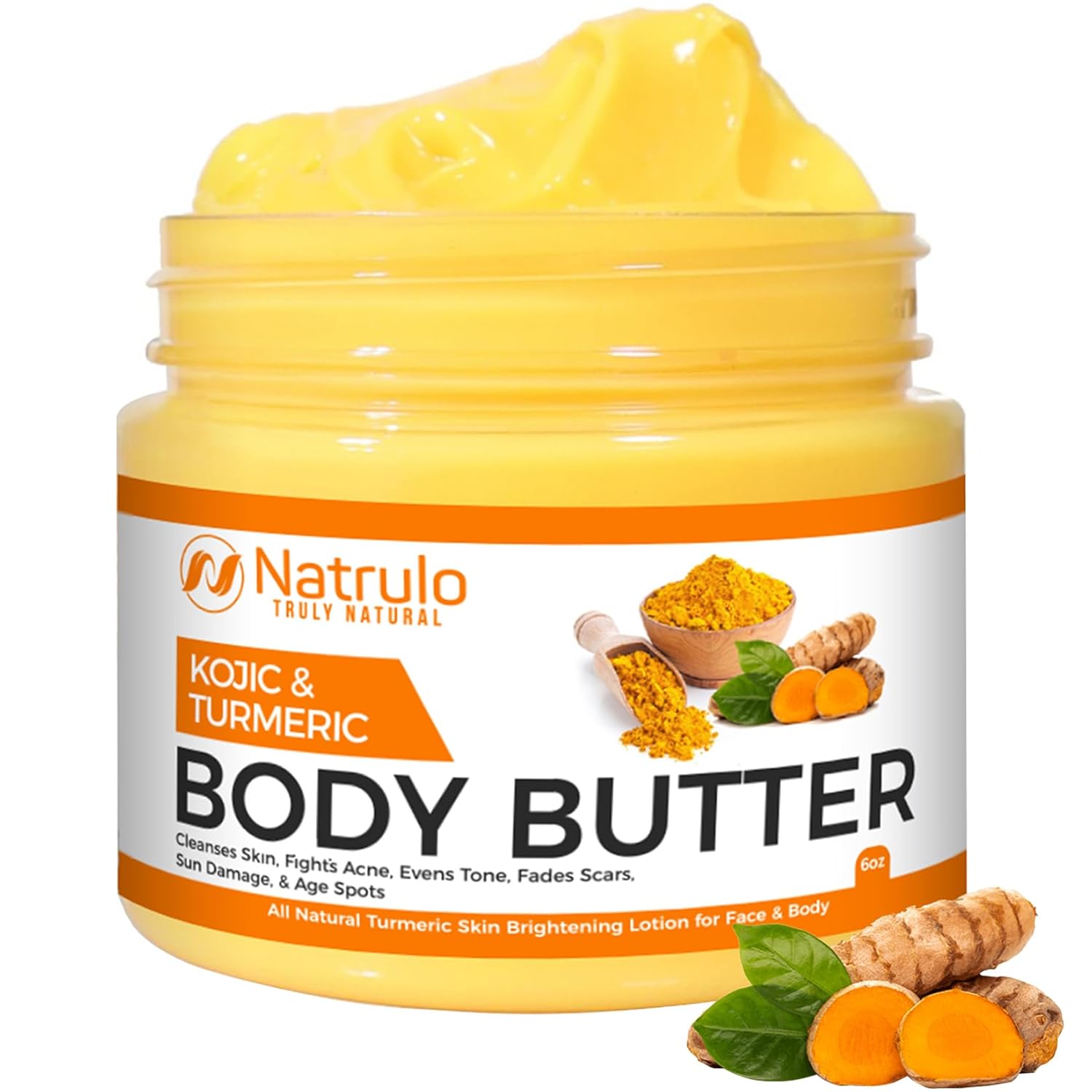 Amazon.com: Turmeric & Kojic Body Butter - All Natural Turmeric Butter ...