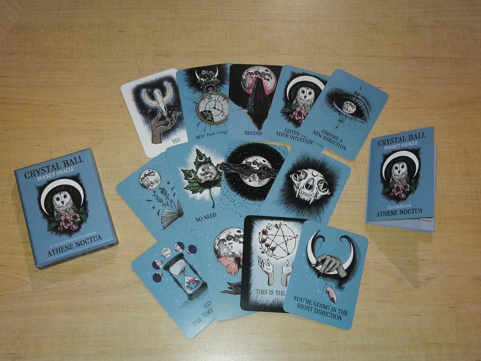 Crystal Ball Pocket Oracle: A 13-Card Deck and Guidebook : Noctua ...