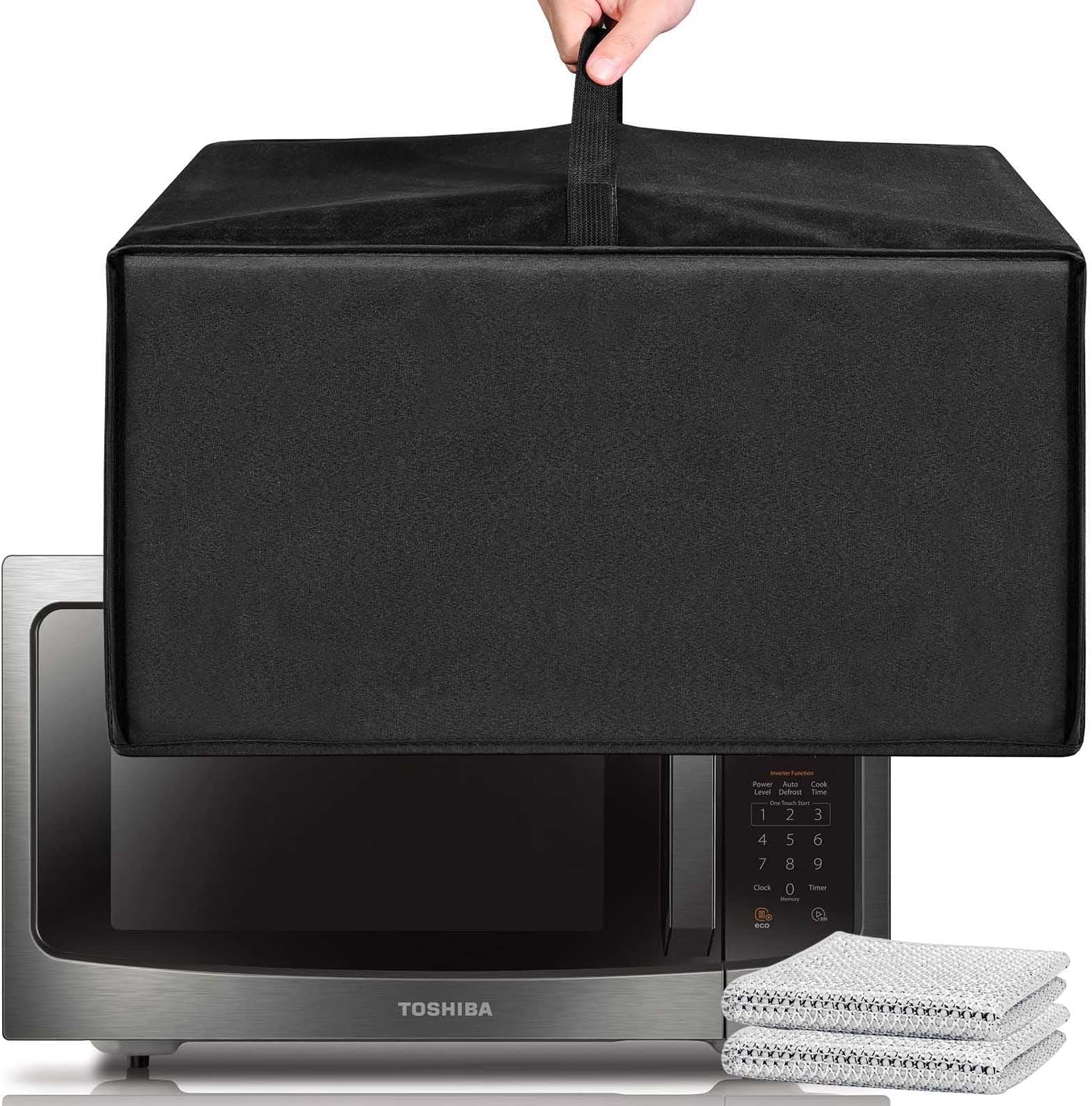 Amazon.com : FlexiDapt Microwave Oven Cover, Universal Waterproof ...