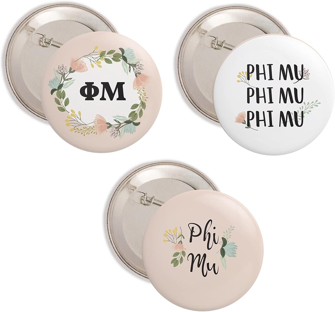 Phi Mu Badge Ring